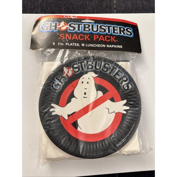Unbranded | Other | Vintage Ghost Busters Party Pack Plates Napkins New ...